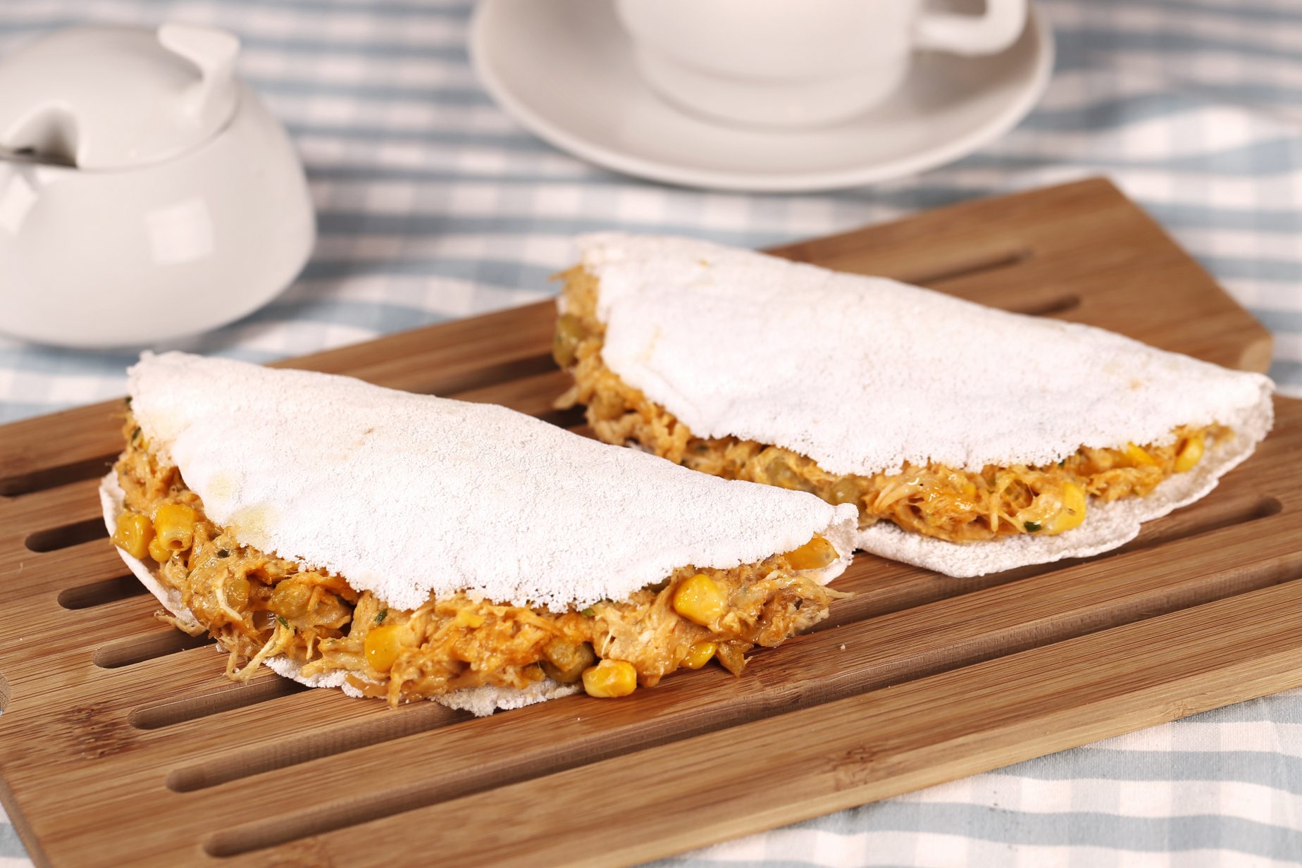 Tapioca de Frango Cremoso | Natto Alimentos